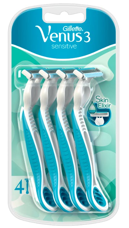 Gillette Venus 3 Sensitive Disposable Razors 4 pcs 6.39