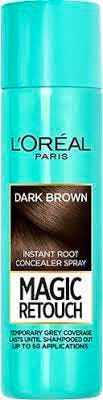 L'Oréal Paris Magic Retouch Dark Brown Instant Root Concealer Spray 150 ...