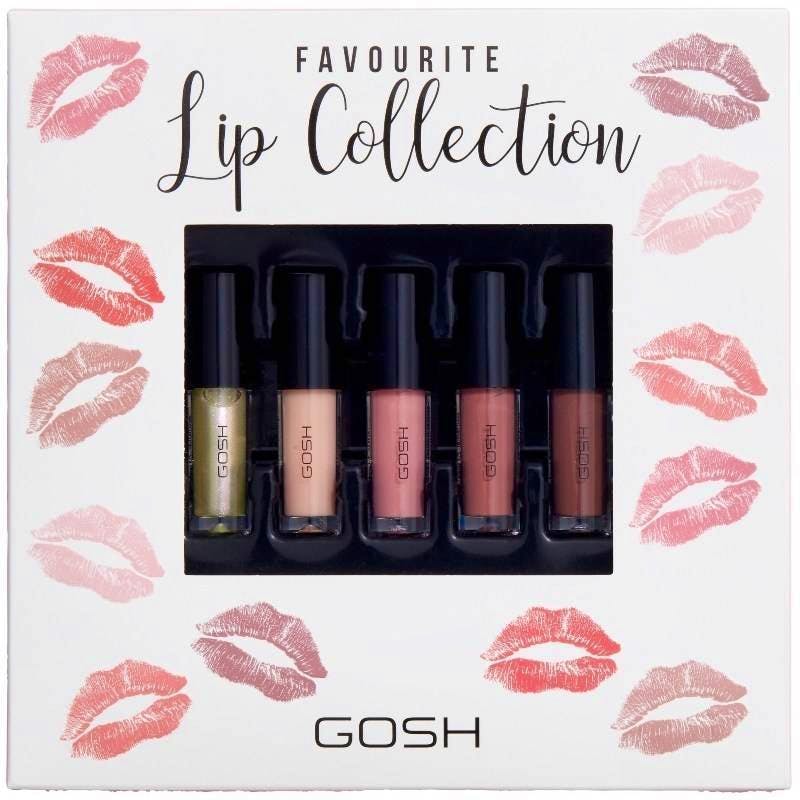 GOSH Gift Box Favorite Lip Collection 5 x 1,5 ml - 11.99 EUR - luxplus.nl