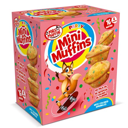 Nordthy Mrs. Mini Muffins Party 188 g - 22.95 kr
