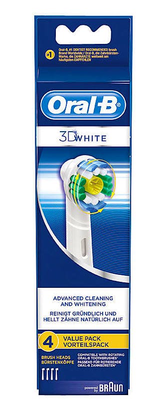 Oral-B 3D White Advanced Cleaning & Whitening 4 stk - 148.95 kr + Fri ...