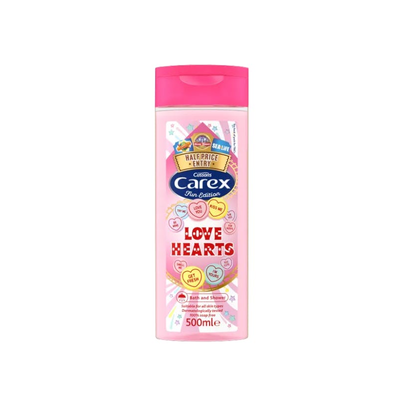 Carex Shower Cream Love Hearts £245