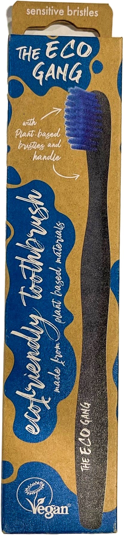 The Eco Gang Adult Eco-Friendly Toothbrush Blue 1 pcs - £1.25