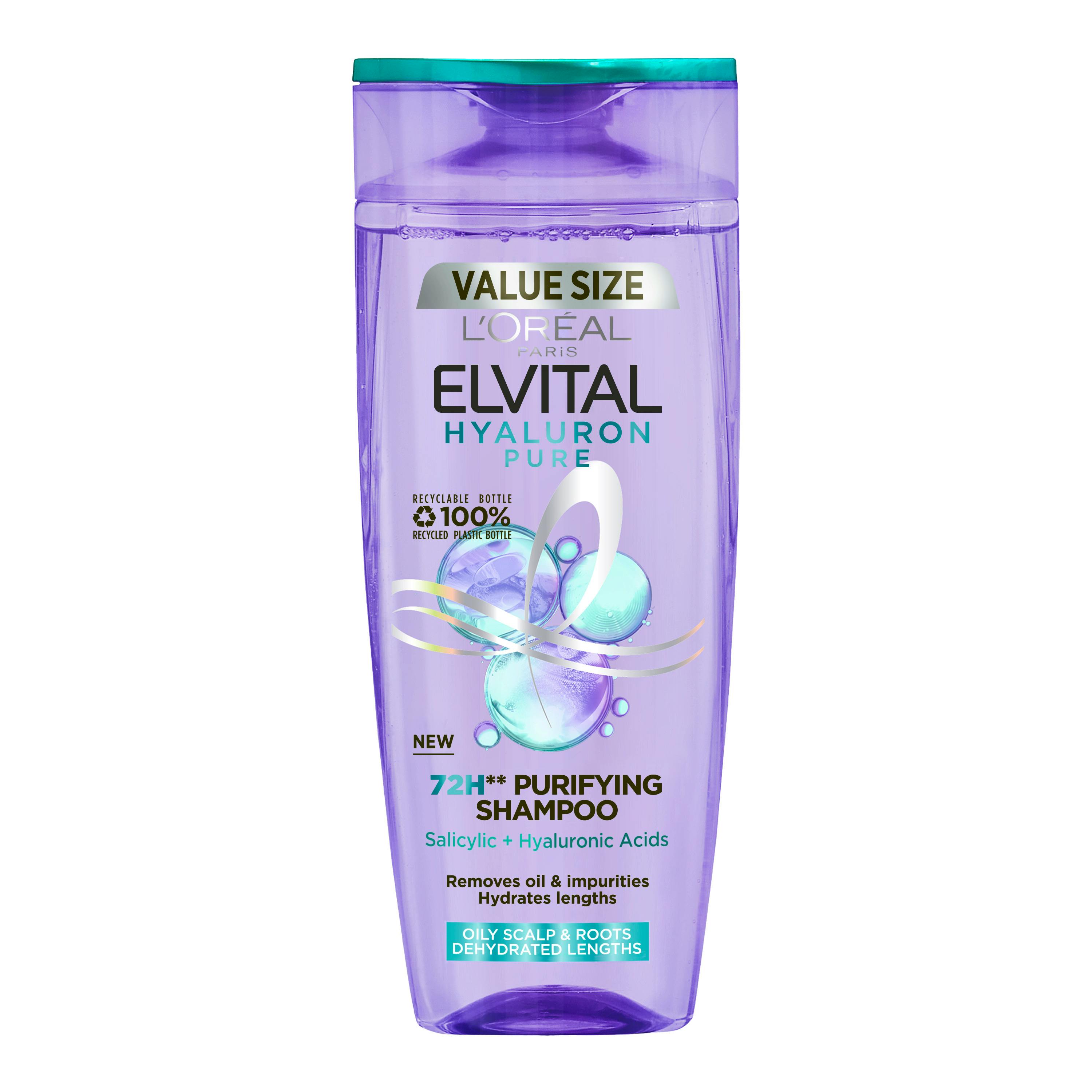 L'Oréal Paris Elvital Hyaluron Pure Shampoo 400 ml - 55.15 kr