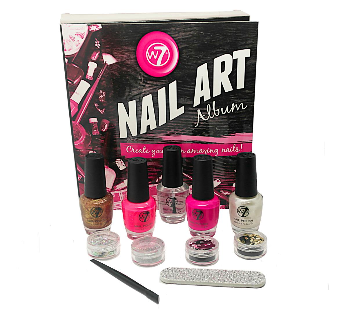 W7 Nail Art Album Set 11 st - 11.99 EUR - luxplus.nl