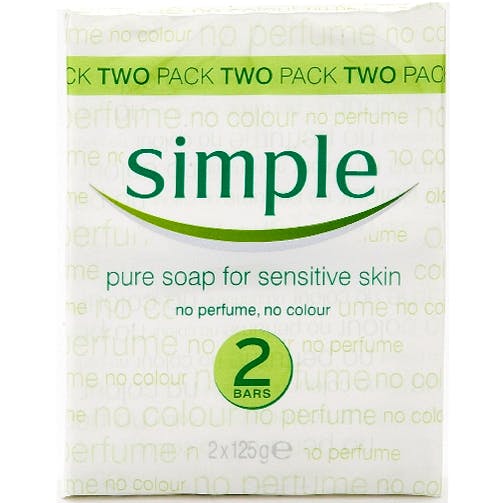 Simple Pure Soap Twin Pack 2 pcs - £1.85