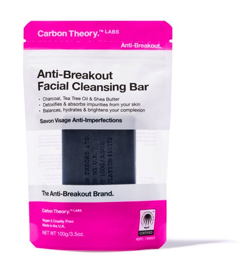 Carbon Theory Charcoal & Tea Tree Oil Breakout Control Facial Cleansing ...