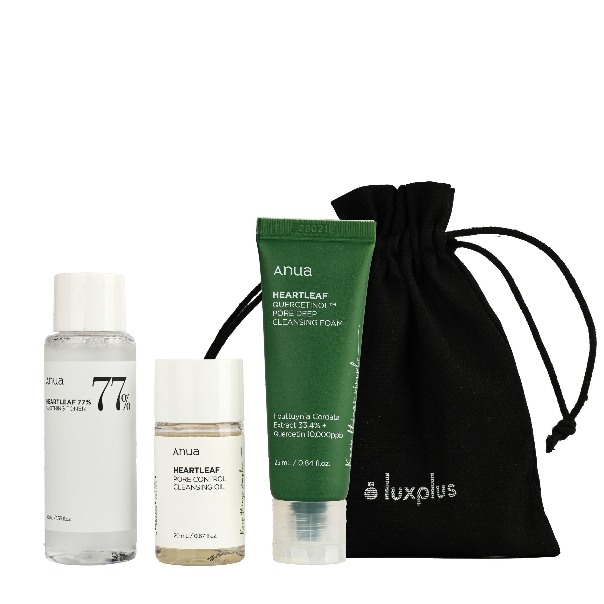 Anua Luxplus Exclusive Travel Essentials 20 ml + 25 ml + 40 ml - £12.78