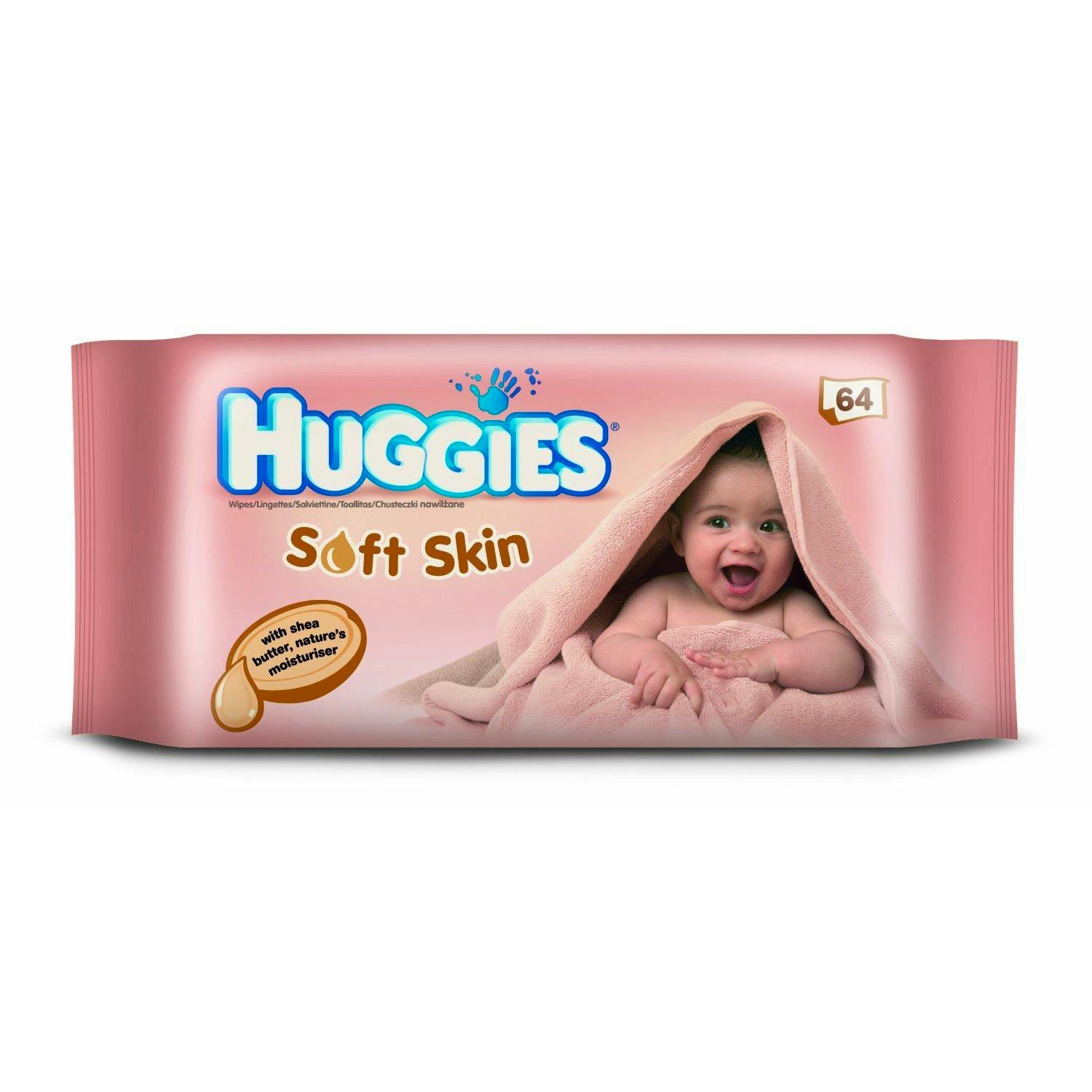 Huggies Soft Skin 64 st - 1.49 EUR - luxplus.nl