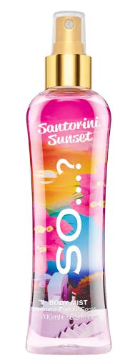 So...? Santorini Sunset Body Mist 200 ml - 54.95 kr + Fri Frakt og ...