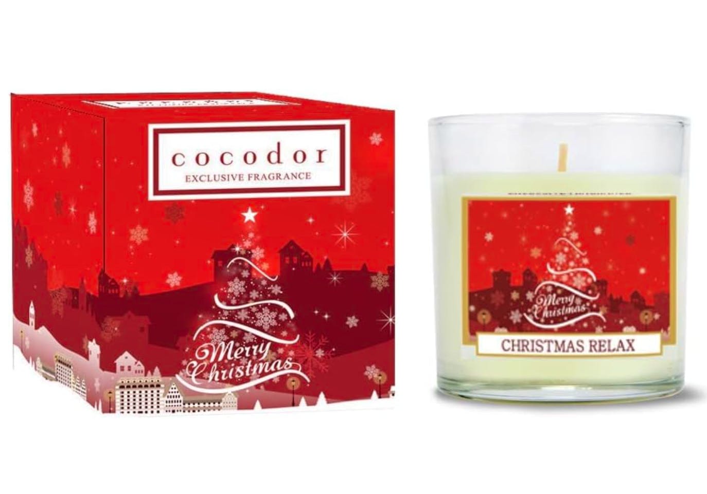 Cocodor Premium Candle Jar Christmas Relax 170 g - £5.99