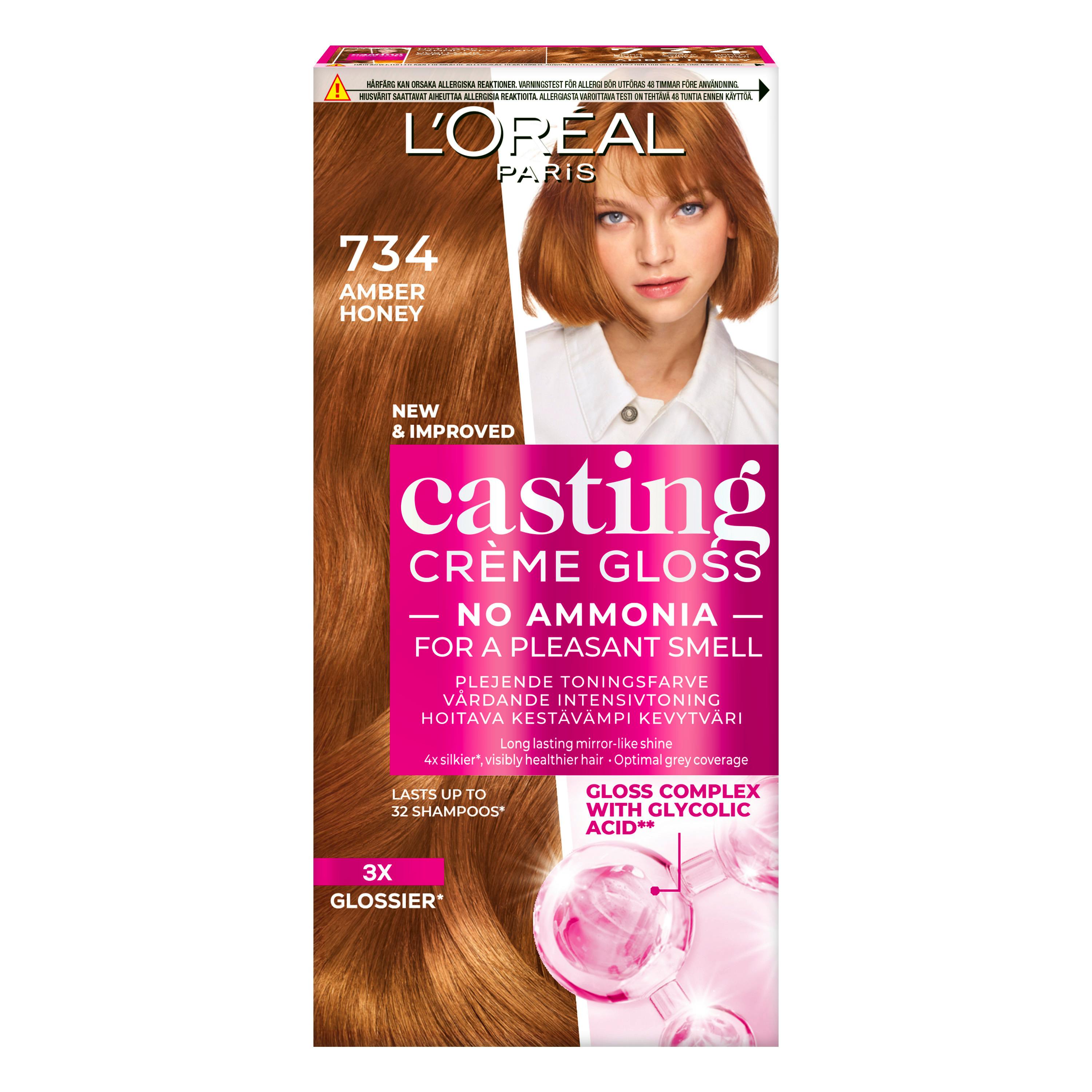 L'Oréal Paris Casting Creme Gloss 734 Amber Honey 1 st - 12.49 EUR ...