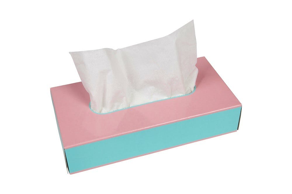 Basics Tissues Pink Box 100 stk - 5.95 kr