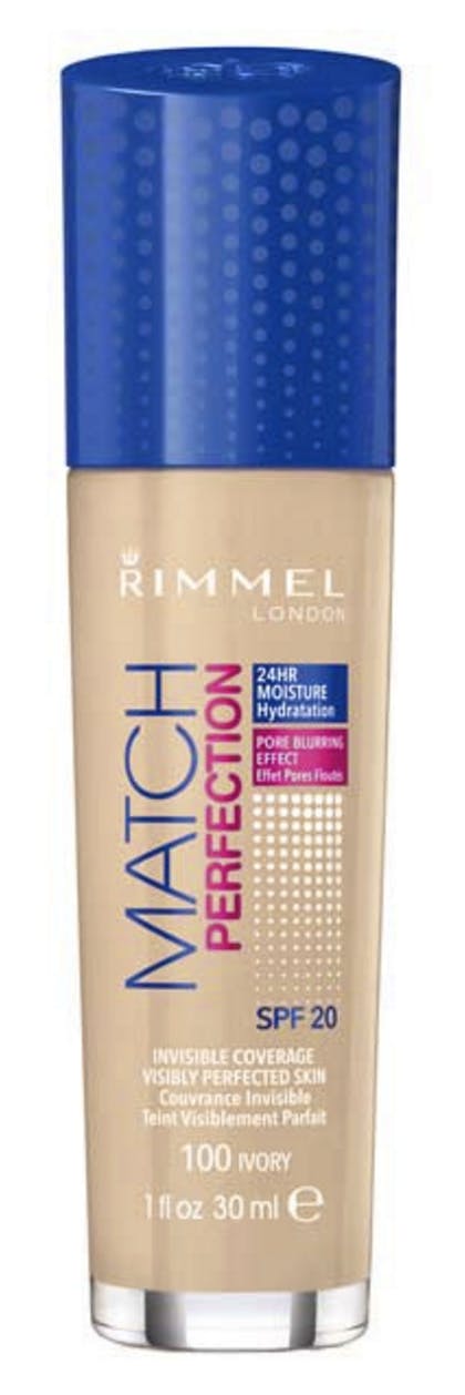 Rimmel Match Perfection Foundation 100 Ivory 30 ml - £5.45