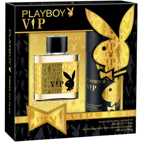 Playboy Vip EDT & Body Spray 50 ml + 150 ml - 79.95 kr + Fri Frakt og ...