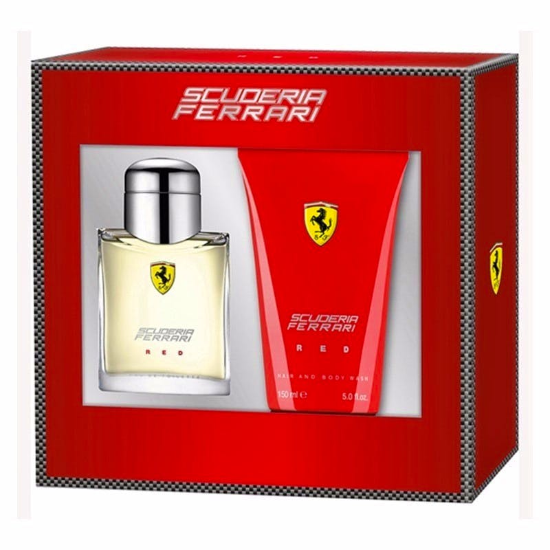 Ferrari Red Scuderia EDT + Hair & Body Wash 75 ml + 150 ml - 13.99 EUR ...