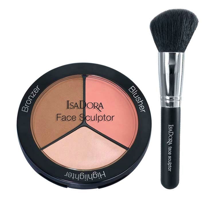Isadora Face Sculptor 01 Warm Peach + Brush 1 pcs + 1 pcs - £12.99