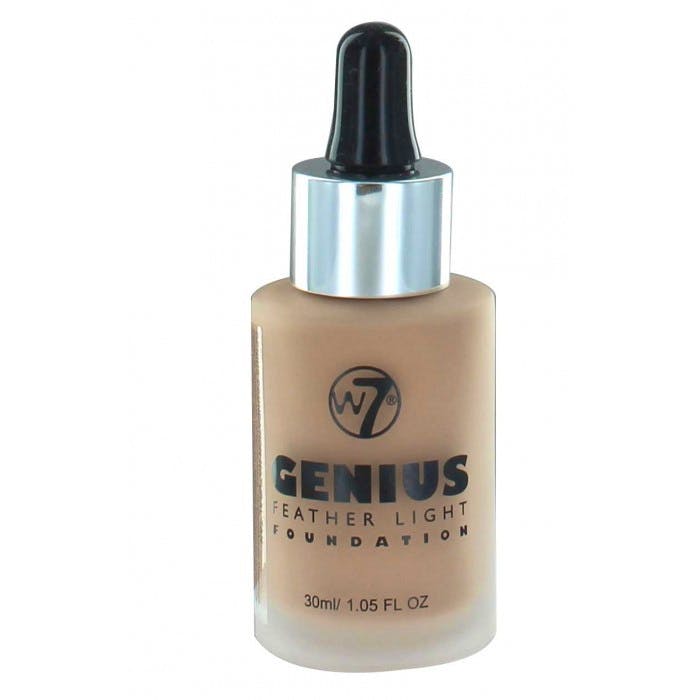 W7 Genius Foundation Natural Tan 30 ml - 29.95 kr