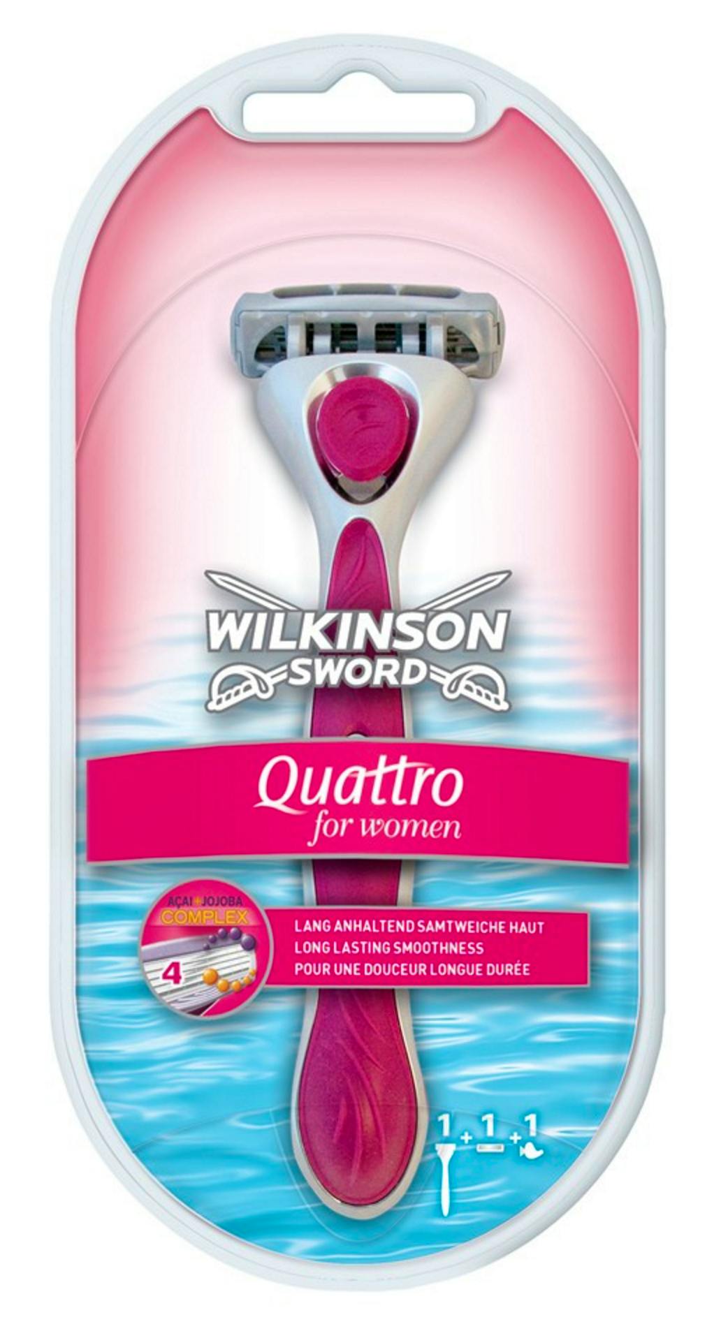 Wilkinson Sword Quattro Razor 1 pcs - £2.99
