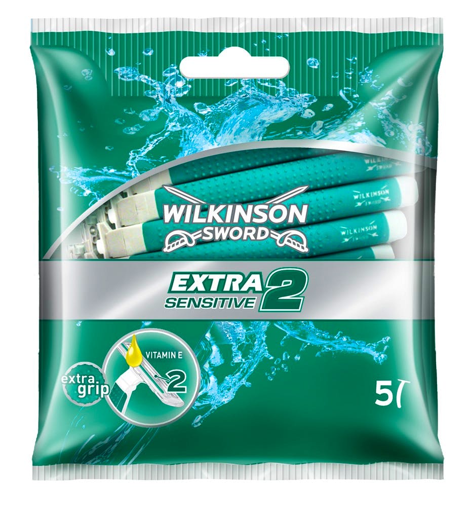 Wilkinson Sword Extra 2 Sensitive Disposable Razors 5 pcs - £1.85