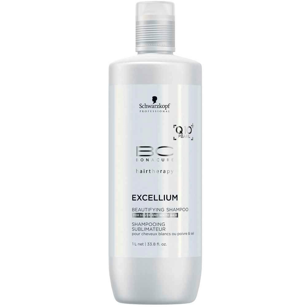 Schwarzkopf Bonacure Excellium Beautyfying Shampoo 1000 ml - 195.95 kr ...