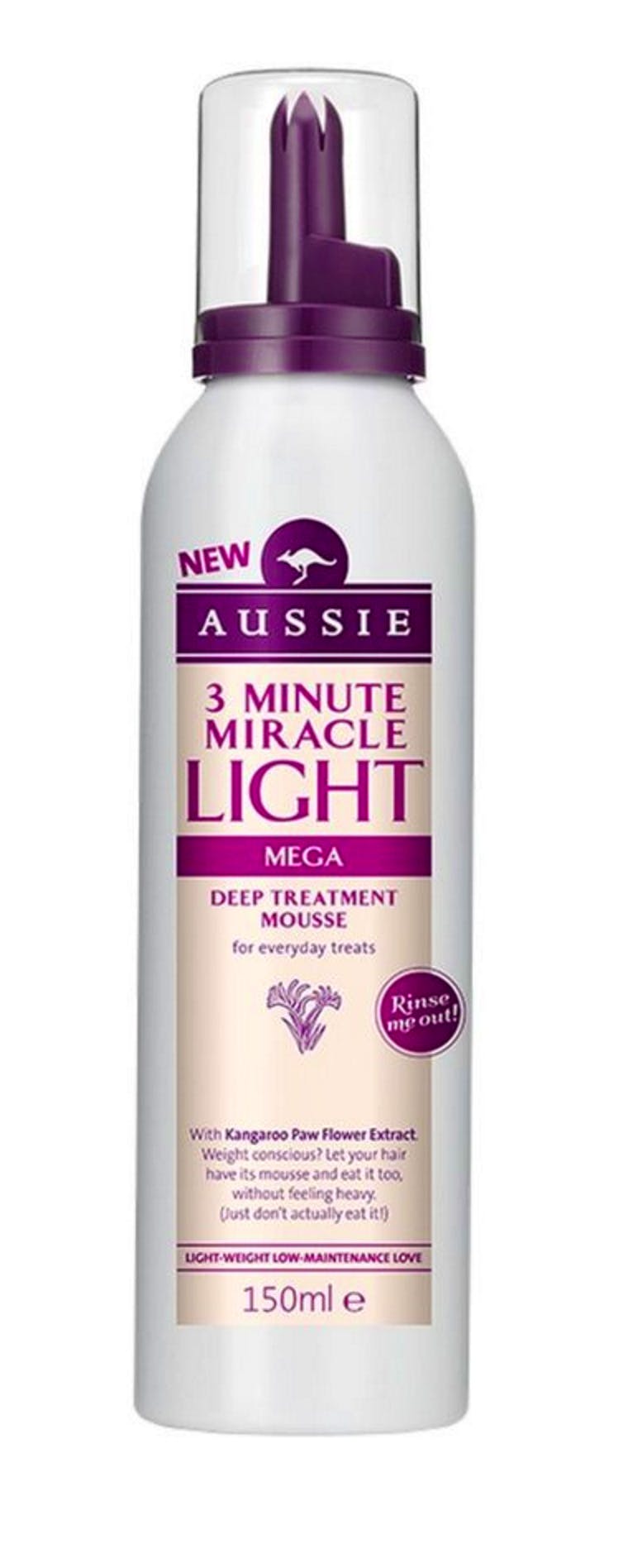 Aussie 3 Minute Miracle Light Mega Mousse 150 ml - 2.59 EUR - luxplus.nl