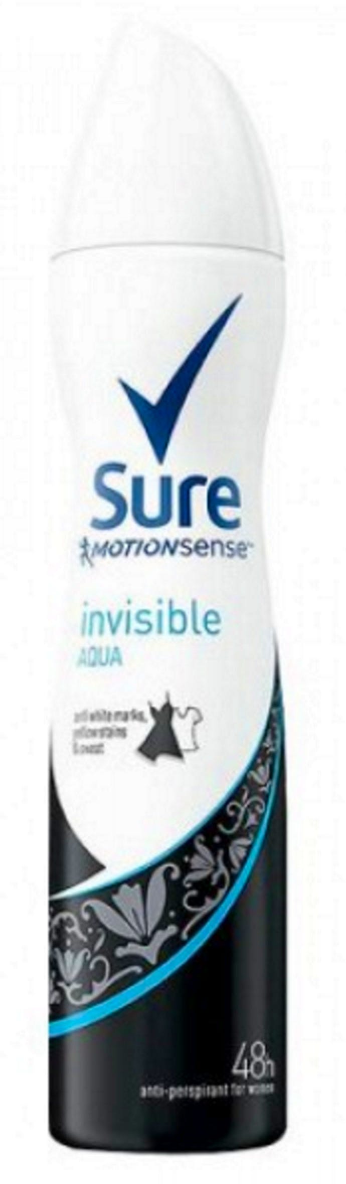 Sure Invisible Aqua Deodorant Spray XL 250 ml - £1.99