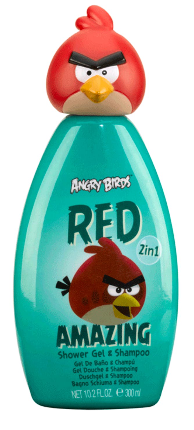 Angry Birds Red Amazing 3D Shower Gel & Shampoo 300 ml - 19.95 kr