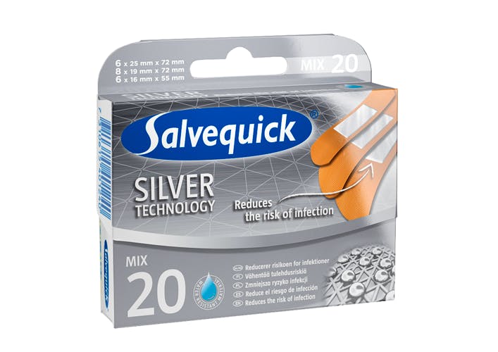 Salvequick Silver Technology Band Aids 20 st - 2.99 EUR - luxplus.nl