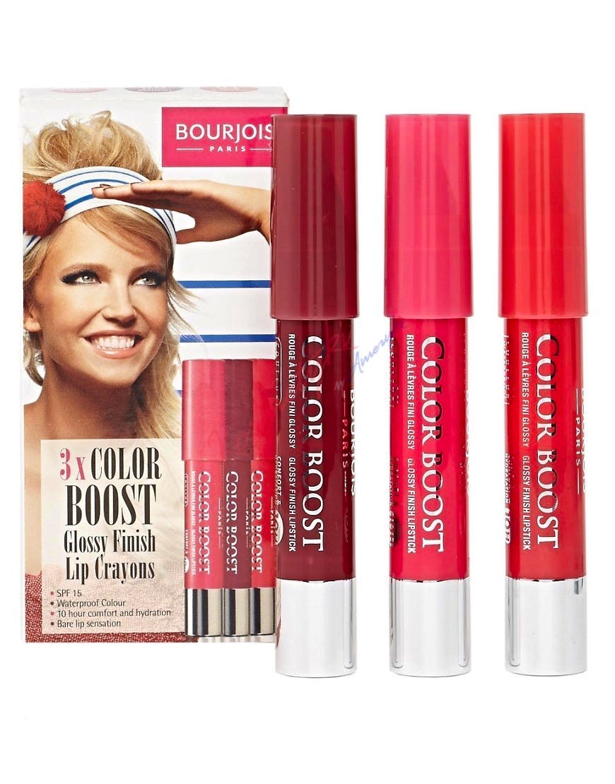 Bourjois Wardrobe Colour Boost Lip Crayon Set 3 st - 5.99 EUR - luxplus.nl