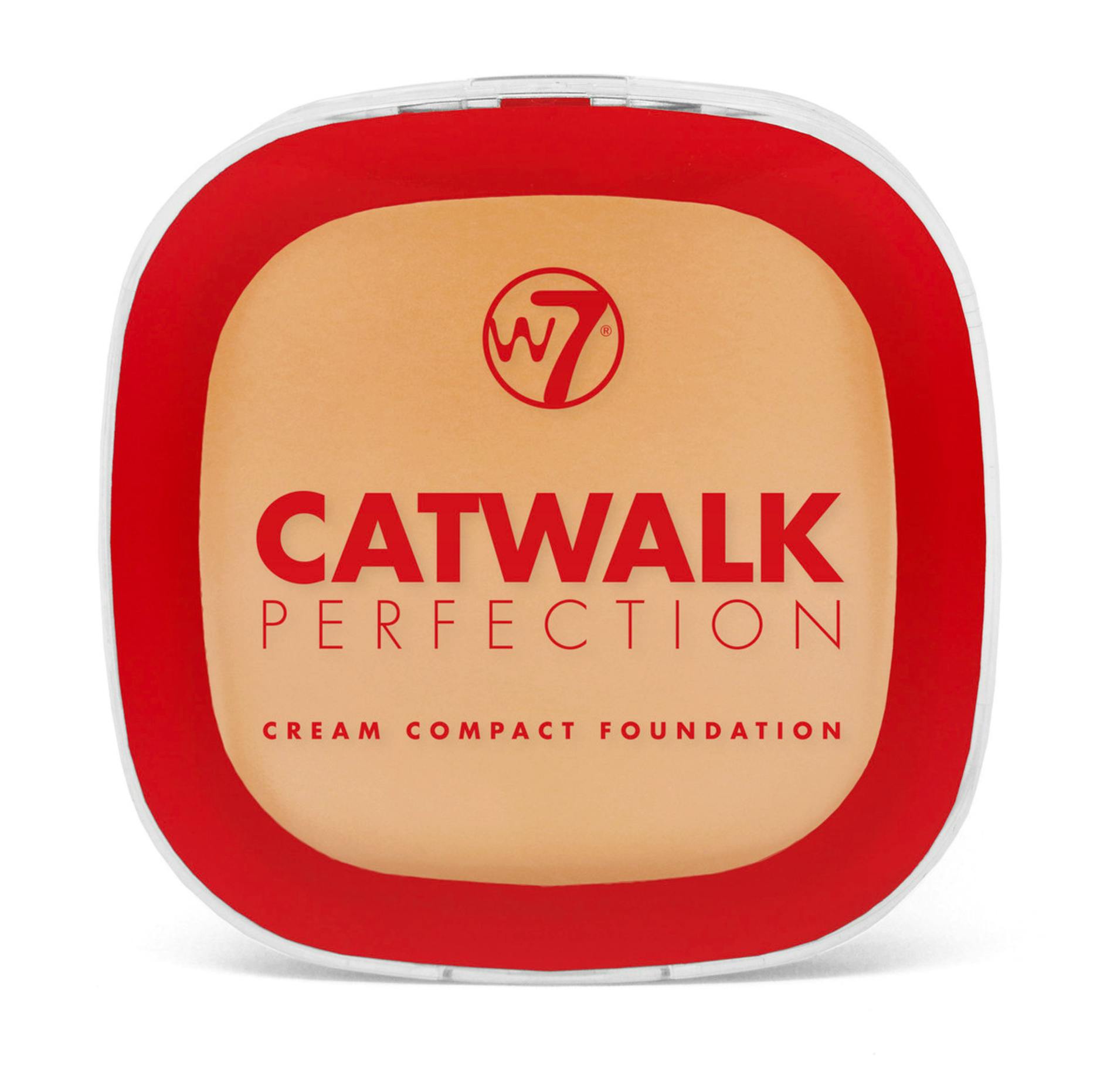W7 Catwalk Perfection Cream Compact Foundation Honey 6 g - 25.95 kr