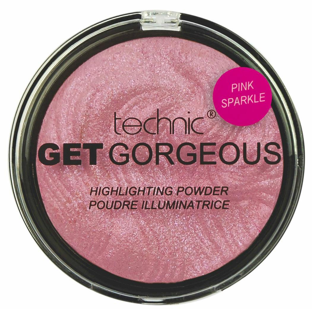 Technic Get Gorgeous Highlighting Powder Pink Sparkle 6 g - £1.99