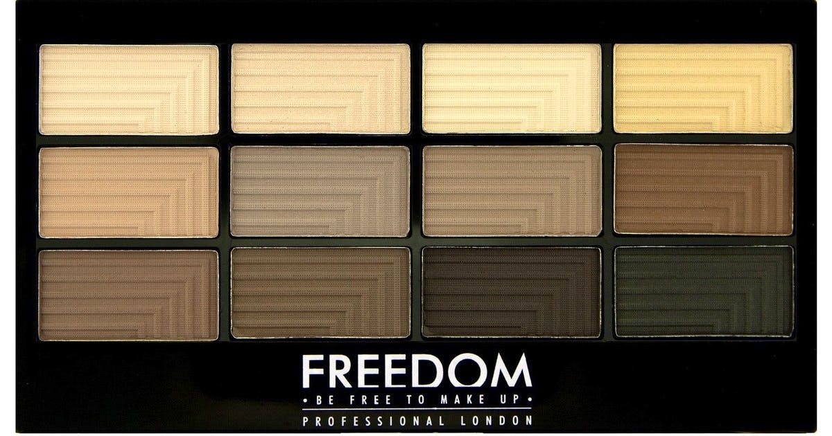 Freedom Makeup Pro Eyeshadow Palette Audacious Mattes 12 g - £3.89