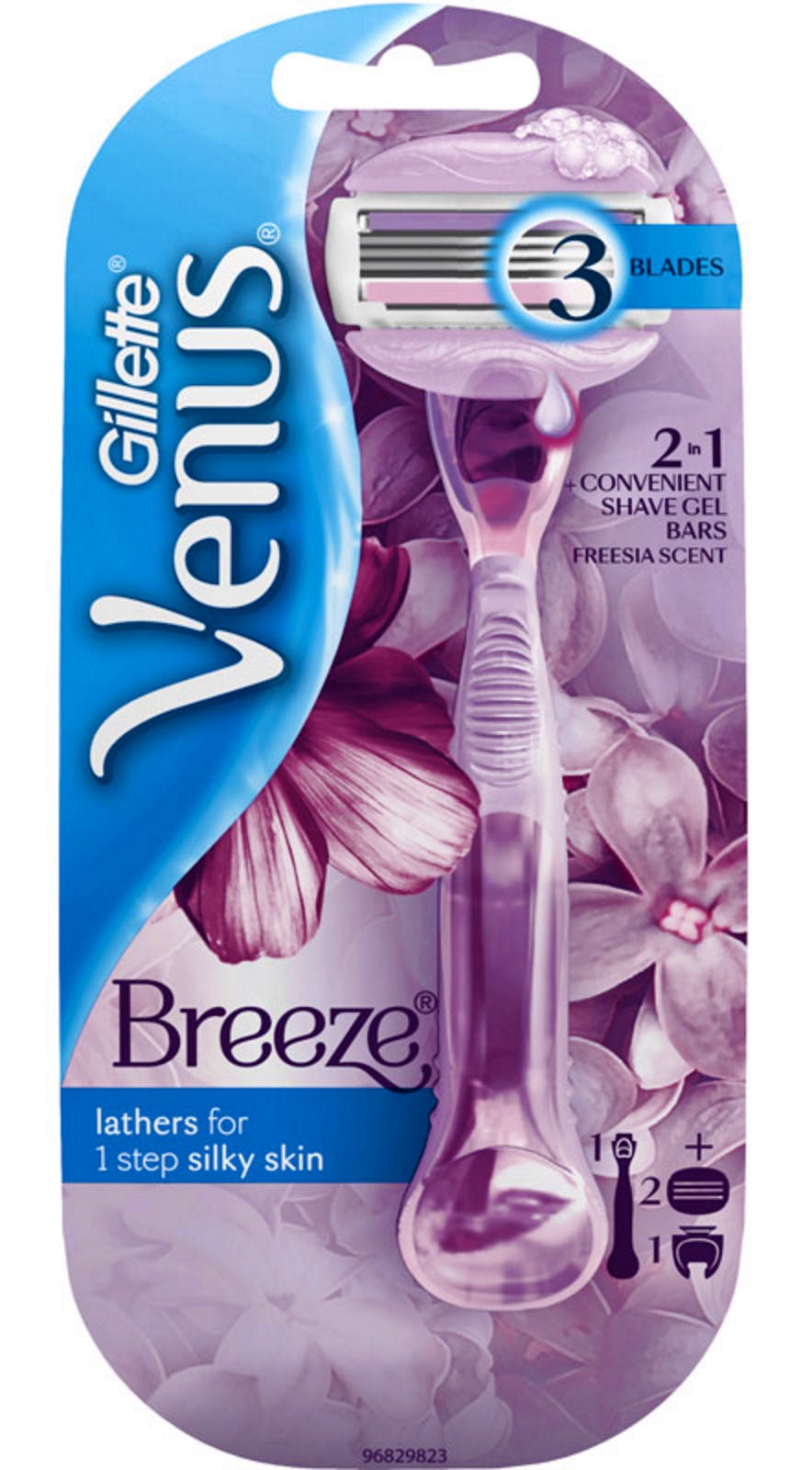Gillette Venus Breeze Razor 3 stk - 69.95 kr + Fri Frakt og Ingen Toll