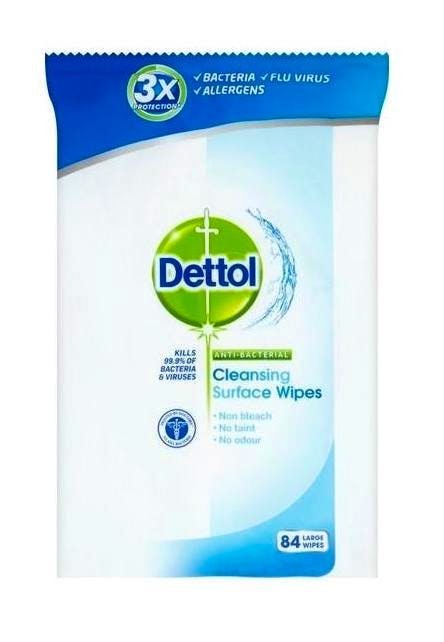 Dettol Cleansing Surface Wipes 84 pcs - £2.79