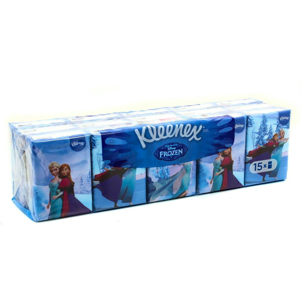 Kleenex Pocket Tissues Disney Frozen 15 Pack 15 stk - 31.95 kr + Fri ...