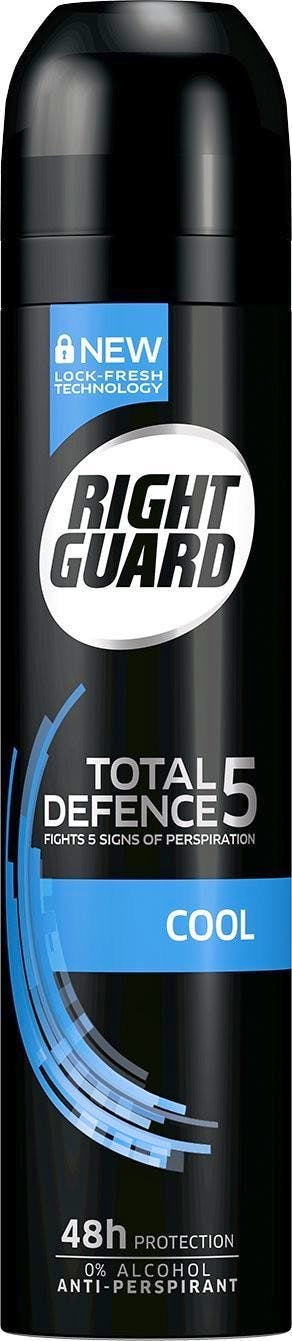 Right Guard Men Total Defence 5 Cool Deospray 250 ml - 21.95 kr + Fri ...
