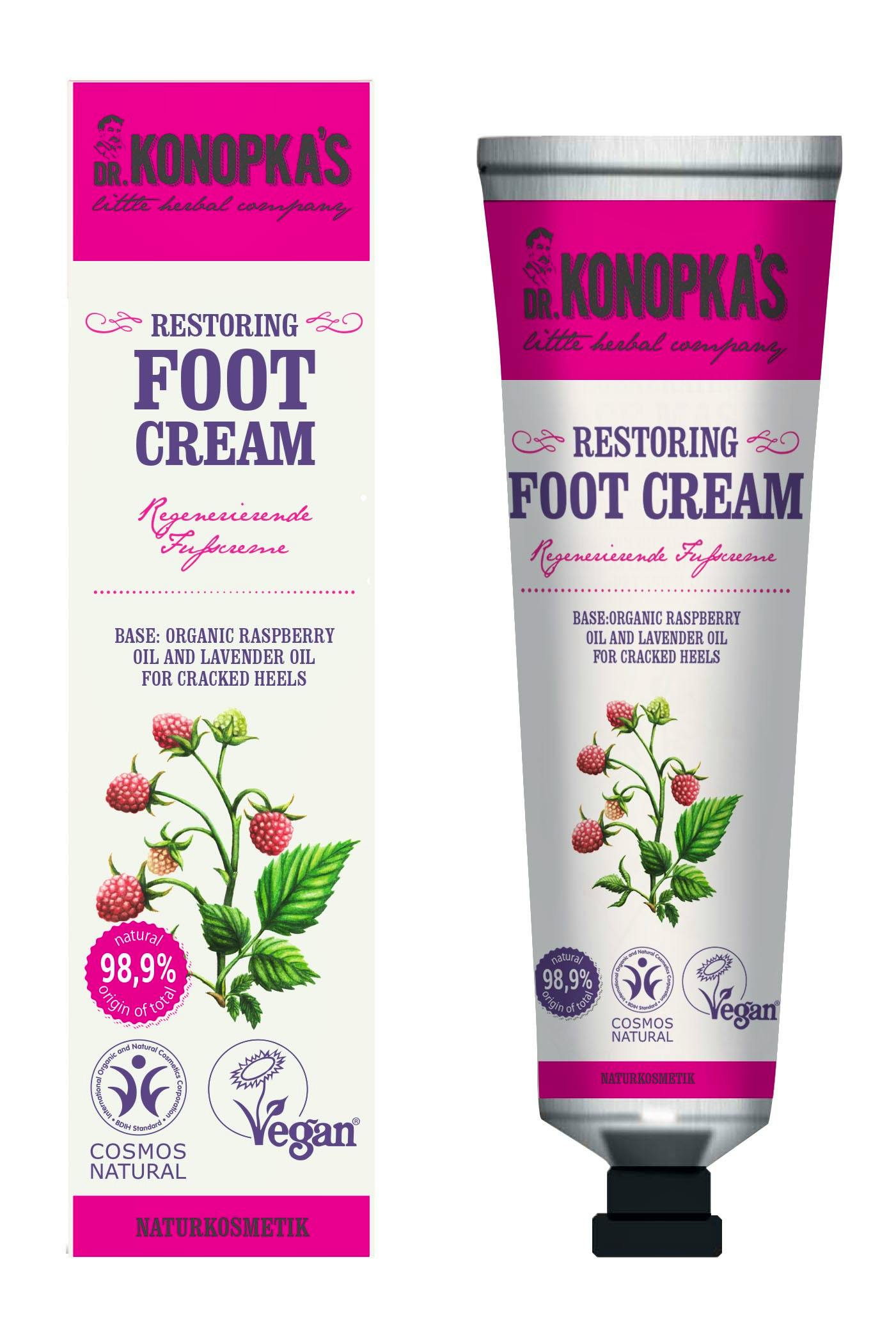 Dr. Konopka's Restoring Raspberry Foot Cream 75 ml - 51.95 kr + Fri ...