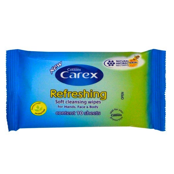 Carex Refreshing Cleansing Wipes 10 pcs - £0.99