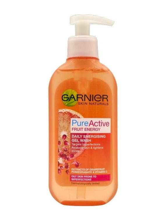 Garnier Pure Active Fruit Energy Gel Wash 200 ml - 2.49 EUR - luxplus.nl