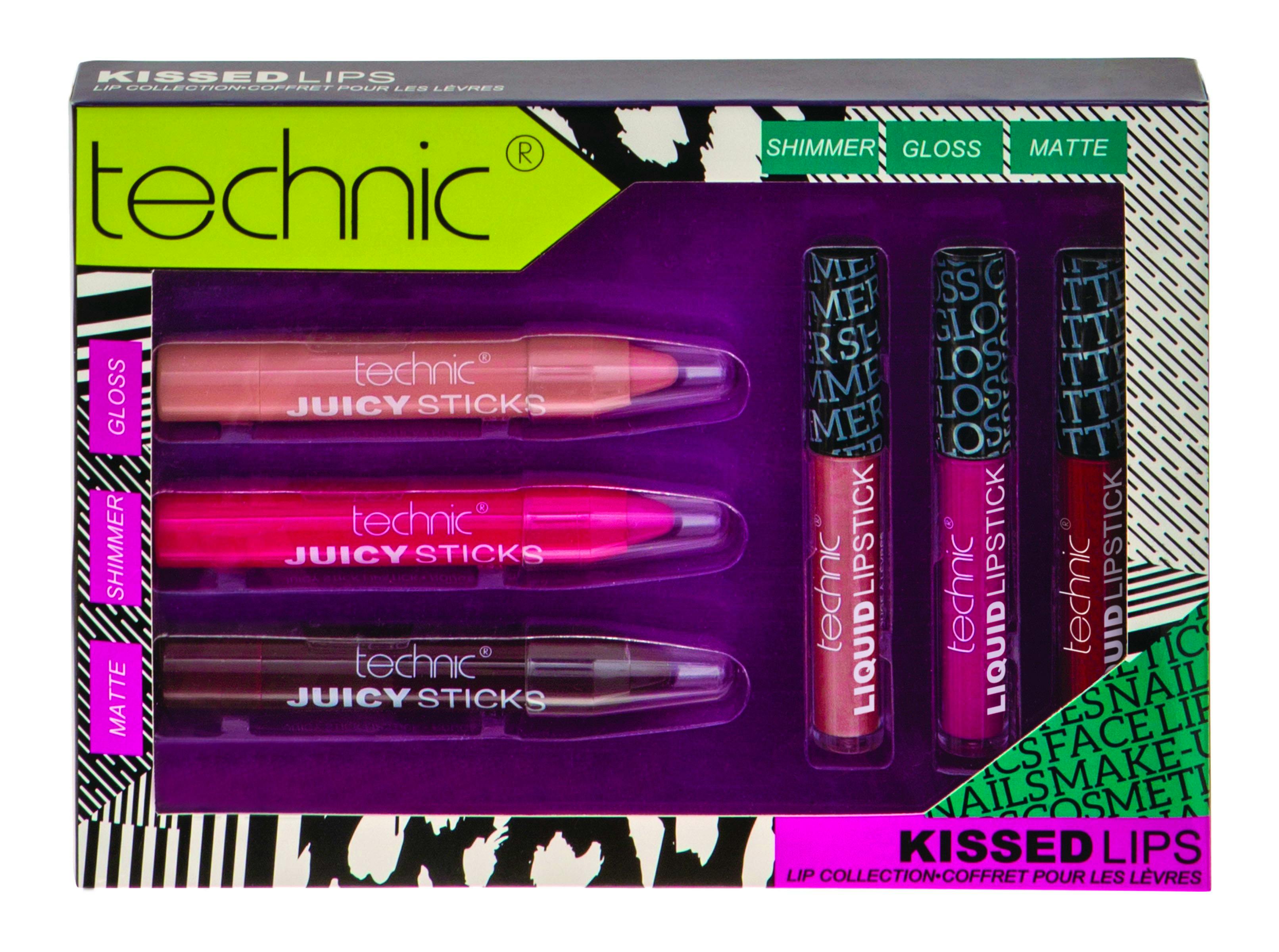 Technic Kissed Lips Collection Set 6 pcs - £3.89