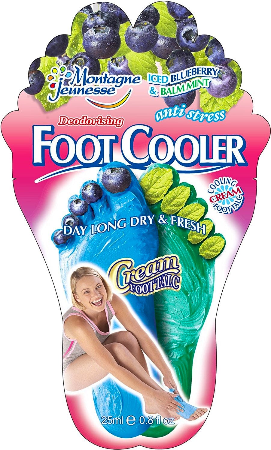 Montagne Jeunesse Iced Blueberry & Balm Mint Foot Cooler 25 ml - £0.99