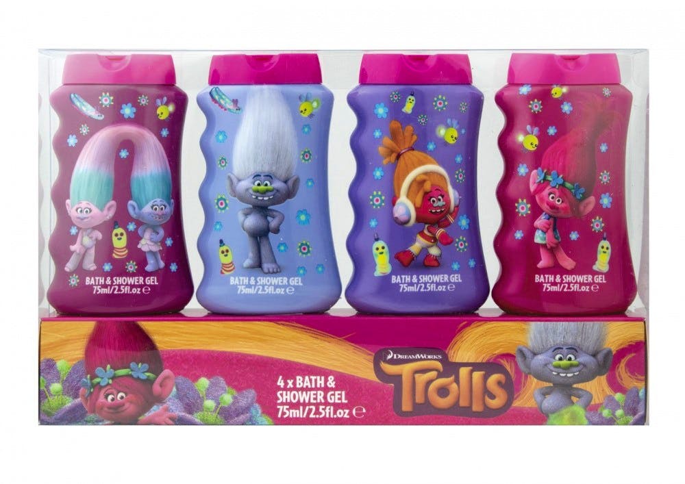 Trolls Bath & Shower Gel Set 4 x 75 ml - 25.95 kr
