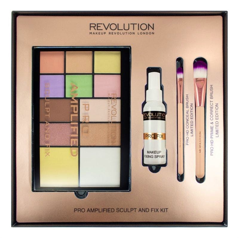 Revolution Makeup Pro Amplified Sculpt & Fix Kit Gift Set 4 pcs - £13.99