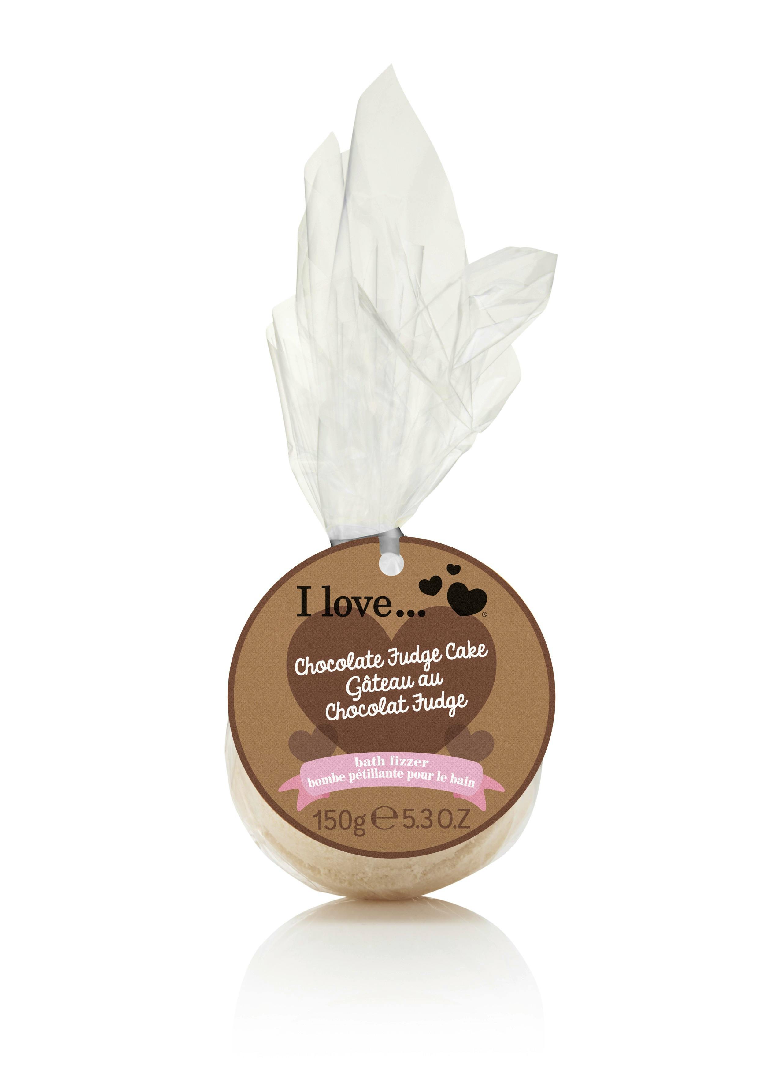 I Love Cosmetics Bath Fizzer Chocolate Fudge Cake 150 g - £1.85