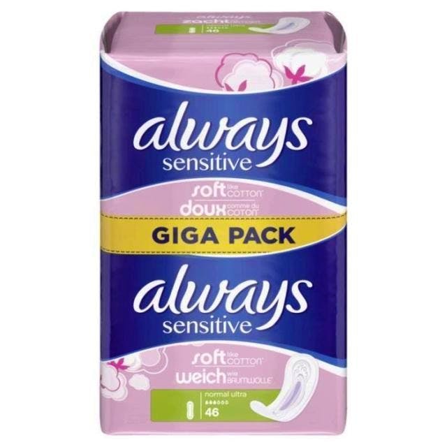 Always Ultra Normal Sensitive 46 pcs - £2.89
