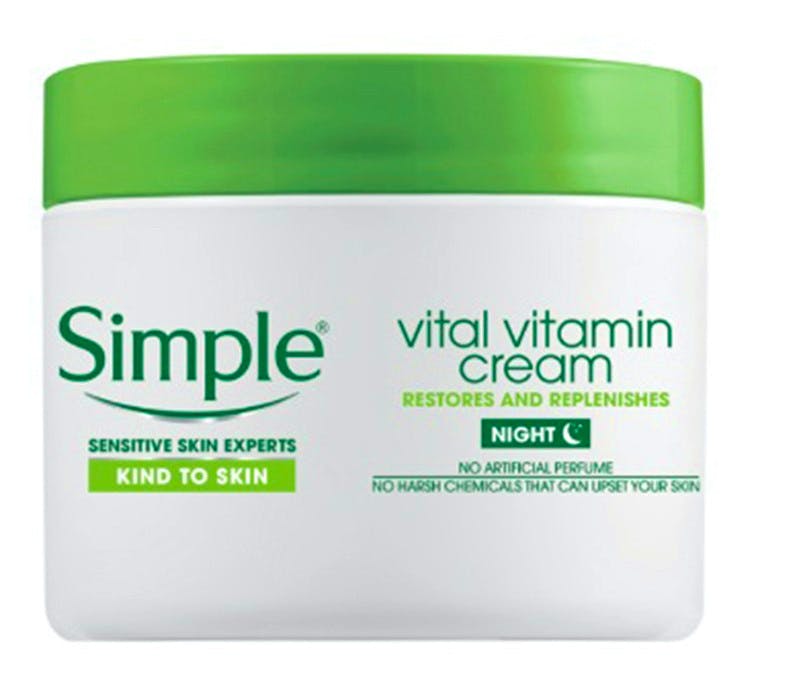 Simple Vital Vitamin Night Cream 50 ml - £3.25
