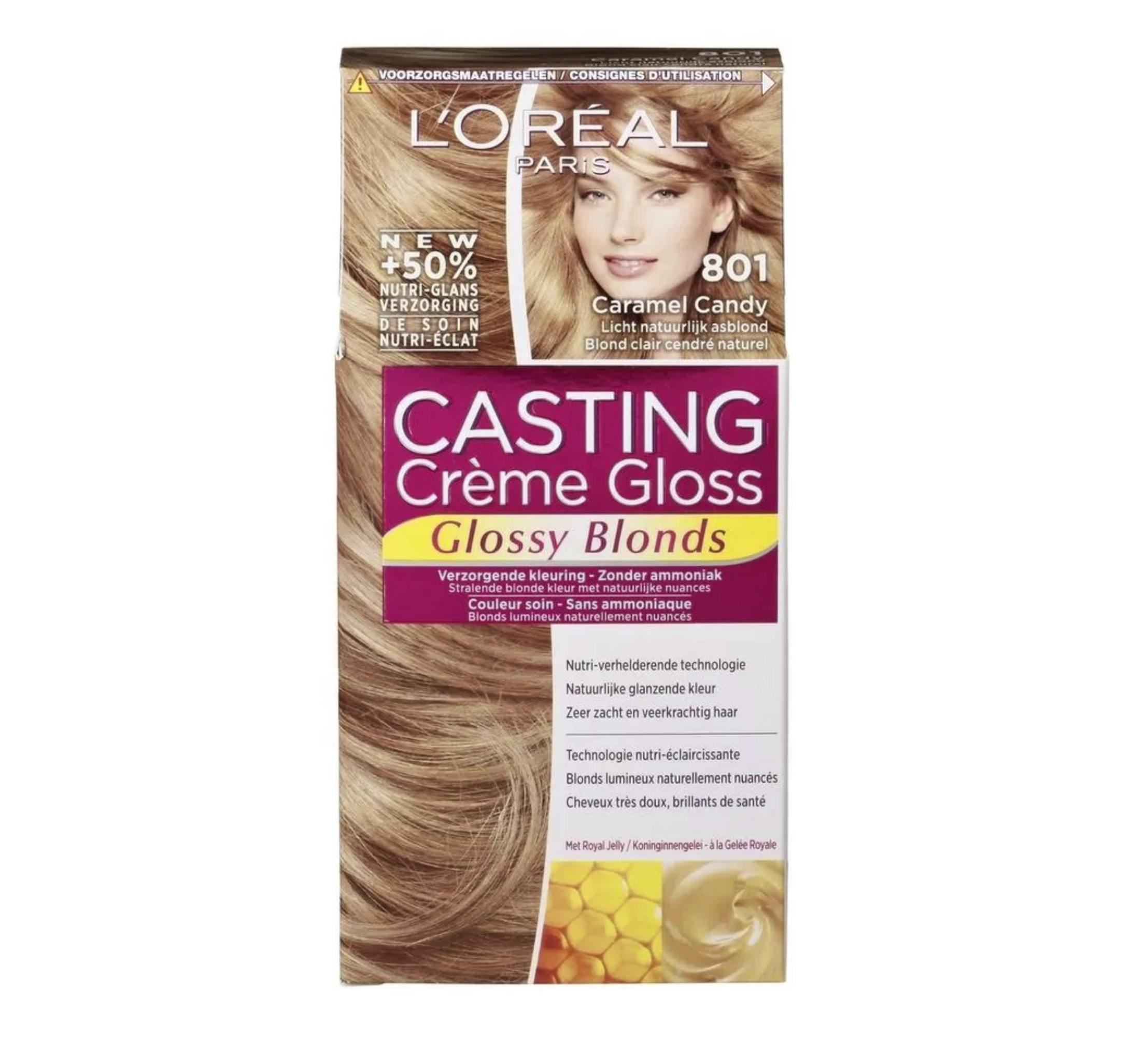 L'Oréal Paris Casting Creme Gloss 801 Caramel Candy 1 pcs - £11.25