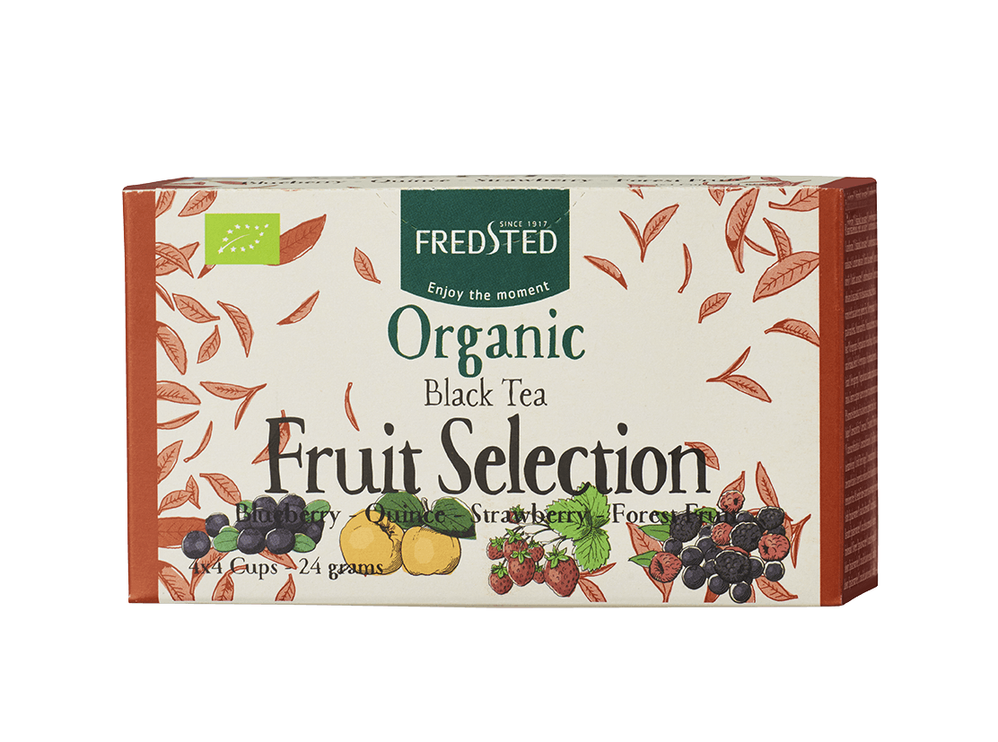 Fredsted Organic Black Tea Fruit Selection 16 pcs - 15.95 kr