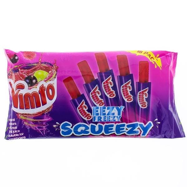 Vimto Eezy Freezy Squeezy Ice Pops 18 x 30 ml - 1.39 EUR - luxplus.nl